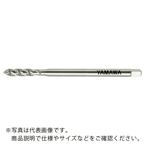 特長：深めのねじ加工が可能な止り穴のロングスパイラルタップです。用途：止り穴加工用。中炭素鋼高炭素鋼に。仕様：精度：P3精度表記：P級呼び寸法：M3ピッチ(mm)：0.5ねじ長さ(mm)：9全長(mm)：150シャンク径(mm)：4シャンク...
