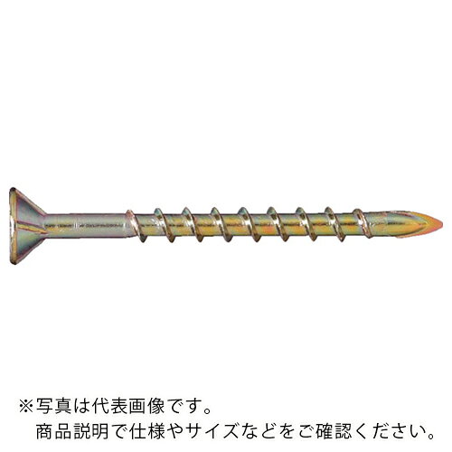 特長：先端のスプーン状の切刃で木材の繊維を切削、下穴を開けながらネジ山が木材にねじ込まれるため、木割れを防ぎます。太めネジの為、取付け後の保持力も高レベルで確保。木材の節目、硬さも関係なく確実に締結が出来ます。薄鉄板(厚さ1.0mm以下)で...