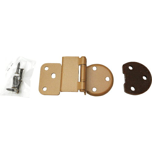 用途：キャビネット、キッチン扉の修理に。仕様：ねじ穴数：7扉厚×側板厚(mm)：20×20使用ビス：皿2.7×13mm材質／仕上：本体：鉄セット内容／付属品：ビス×7本注意：取り付けの際、木部の割れやビスの破損を防ぐため、キリで下穴を開けて...