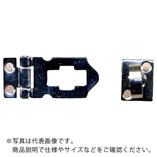 特長：南京錠で施錠できる防犯型で、サビに強いです。用途：物置や倉庫の木製扉、道具箱などの閉め具に。仕様：木ねじ(φ×mm)：2.7×16材質／仕上：本体：ステンレス(SUS304)(研磨仕上げ)　●代表画像について 商品によっては、代表画像...