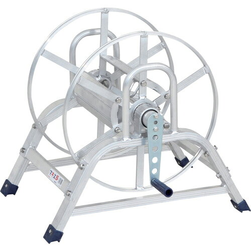 特長：軽量アルミ製ホース巻取器です。用途：軽量アルミ製ホース巻取器として。仕様：幅(mm)：558高さ(mm)：500長さ(mm)：561組立品φ8.5mmホース100m巻取可能リール径φ430mm長さ(mm)：561材質／仕上：本体：アル...