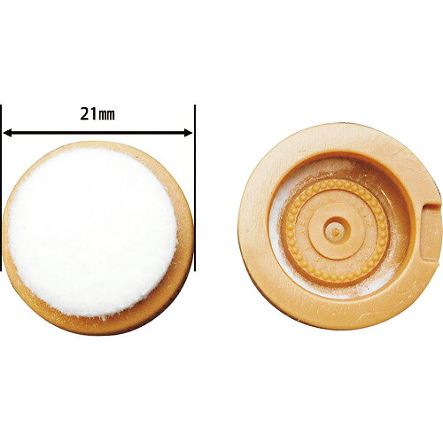 特長：打ち込み式フェルトの取替用です。用途：木製イス等を動かすときのキズや衝撃音を防止に。仕様：タイプ：21　●代表画像について 商品によっては、代表画像を使用している場合がございます。 商品のカラー、サイズなどが異なる商品をイメージ画像と...