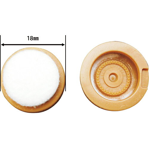 特長：打ち込み式フェルトの取替用です。用途：木製イス等を動かすときのキズや衝撃音を防止に。仕様：タイプ：18　●代表画像について 商品によっては、代表画像を使用している場合がございます。 商品のカラー、サイズなどが異なる商品をイメージ画像と...