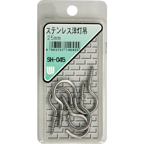 特長：木部用で小物などを吊るすのに、木部にネジ込んで取付ける金具で、堅い木の場合はキリで下穴をあけてネジ込んで下さい。仕様：線径(mm)：2.8　●代表画像について 商品によっては、代表画像を使用している場合がございます。 商品のカラー、サ...