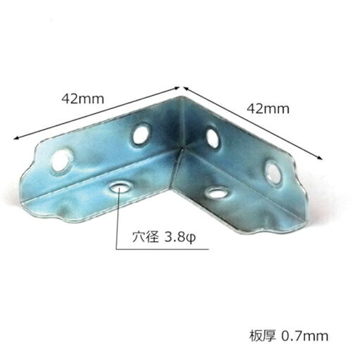 特長：組立棚などの補強金具です。仕様：規格：42mm　●代表画像について 商品によっては、代表画像を使用している場合がございます。 商品のカラー、サイズなどが異なる商品をイメージ画像として 使用させて頂いている場合がございます。 必ず、商品...