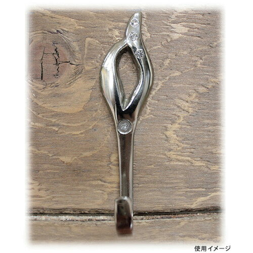 特長：柄付きなので部屋の装飾品としても楽しめるフックで、衣類、小物をおしゃれに収納いただけます。仕様：安全荷重(kg)：3　●代表画像について 商品によっては、代表画像を使用している場合がございます。 商品のカラー、サイズなどが異なる商品を...