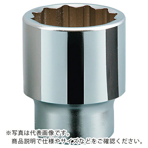 特長：ボルト・ナットに差し込みやすい12角タイプです。用途：汎用工具仕様：差込角(mm)：19.0全長(mm)：71対辺形状：12角対辺寸法(インチ)：1-7/8インチサイズ材質／仕上：特殊工具鋼　●代表画像について 商品によっては、代表画...