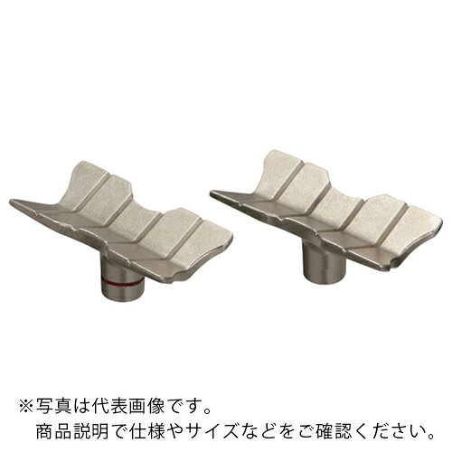 特長：片側が基準側となっており、傾きを抑え固定しやすい構造です。用途：配管等の丸材の芯出しに。仕様：適合機種：WMC4D2コ1組材質／仕上：特殊鋼セット内容／付属品：基準用アダプタ・自在用アダプタ　各1コ