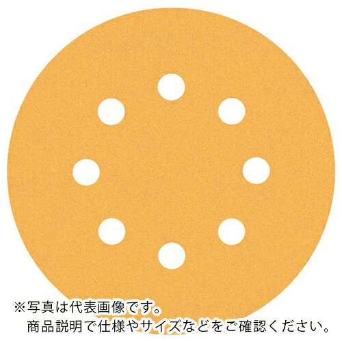 特長：砥粒をディスク表面に理想的に配置しは速い研磨スピードと平準な仕上がり面が得られます。マジック式でワンタッチで工具に装着できます。用途：木材の表面研磨に。塗装の除去に。仕様：粒度(#)：120外径(mm)：φ125色：ゴールドタイプ：マ...
