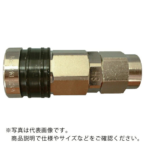 特長：Oリングシール構造によりエア漏れしにくい構造です。耐久性を考えて全パーツを金属製で構成しています。(除くOリング)ニップルを差し込むだけのワンアクションタイプです。スライドバルブ構造で大流量を確保します。スリーブのカバー取付で引きずり...