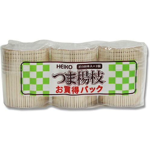 特長：使いやすい定番の楊枝です。約500本入が3個のお買い得パックです。仕様：直径(mm)：1.8×65材質／仕上：白樺材　●代表画像について 商品によっては、代表画像を使用している場合がございます。 商品のカラー、サイズなどが異なる商品を...