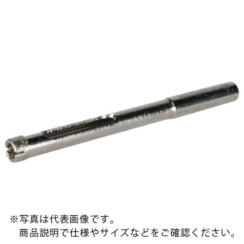 特長：陶器・磁器タイル、御影石、大理石など難削材の穴あけが可能です。ドリル側面の切込みから熱を逃がし長持ちする設計です。5〜10個の穴をあけることができます。用途：タイルなど難削材の穴あけ用に。仕様：刃径(mm)：10有効長(mm)：25全...