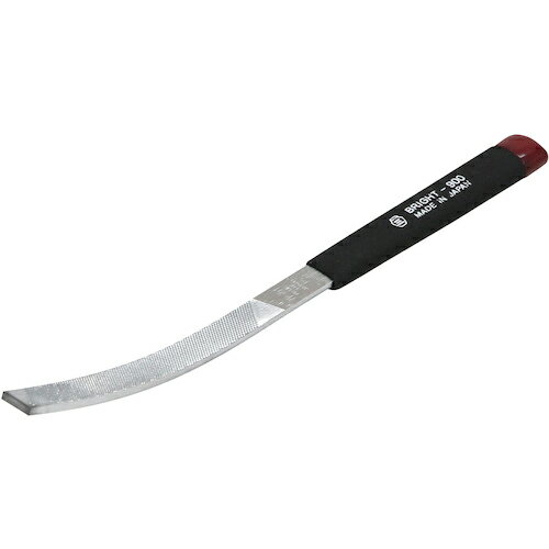 特長：いわゆるコテヤスリで凹んだ溝部の研削や平面上の突起（リベット部など）の研削にと、従来のまっすぐなヤスリでは削りにくい作業でも、スムーズに作業できます。用途：鉄・木工製品・蝋・プラスチック製品・アルミ材・銅材・金型鋼・ステンレス・陶器な...