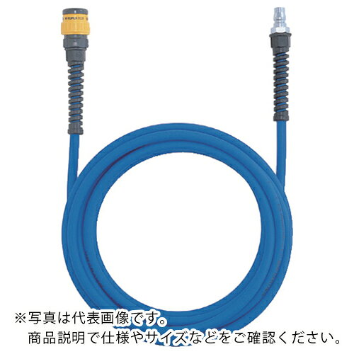特長：ハイカプラエース（ソケット）にホース折れを防ぐスプリングナットと、柔軟性・耐久性・耐摩耗性に優れたウレタンホースを標準装備してます。仕様：色：ブルー外径(mm)：10.0内径(mm)：6.5全長(m)：20肉厚(mm)：1.75接続継...