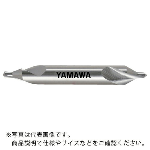 特長：溝のねじれが強く、軟らかい材料や粘い材料に適しています。用途：被削材:炭素鋼、合金鋼、工具鋼、鋳鉄、銅合金、アルミ合金。センター穴加工。仕様：錐径(mm)：2シャンク径(mm)：6全長(mm)：45センタ穴角(°)：60刃形状：両刃材...