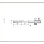 特長：シーナスシリーズ専用の電着ダイヤモンドヤスリです。砥粒の突出量が最も大きく、切れ味良く切削性に優れています。ヤスリ部の形状変化が少なく、リブ、角、穴加工に最適です。用途：金型鋼（放電硬化層の除去等）、焼き入れ鋼等の高硬度金属の仕上げ加...