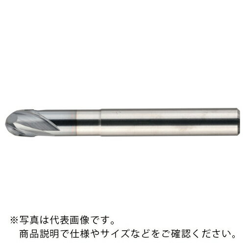 特長：幅広い被削材に最適、摩耗進行を均一化し抜群の高寿命を実現します。用途：被削材：ステンレス鋼-仕上、ダイス鋼-仕上、ハイス鋼-仕上、アルミ合金-仕上、耐熱合金（コバール）-仕上用。適応加工形状：曲面加工用。仕様：刃径(mm)：1ボール半...