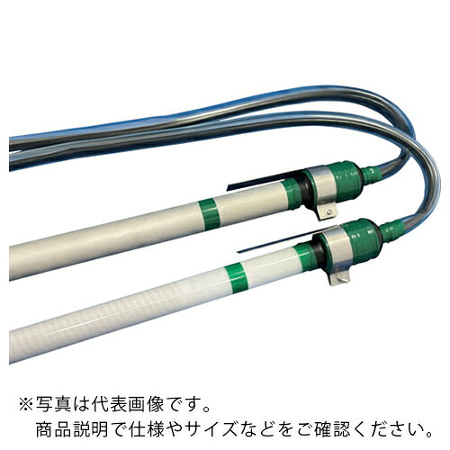 特長：酸性の液体に使用できるヒーターです。水槽、油槽、薬液槽等に簡単に投げ入れてご使用できます。500℃まで昇温する設計をしています。用途：半導体洗浄装置用。加熱炉用。仕様：電源(V)：三相200容量(kW)：3発熱部寸法(mm)：460(...