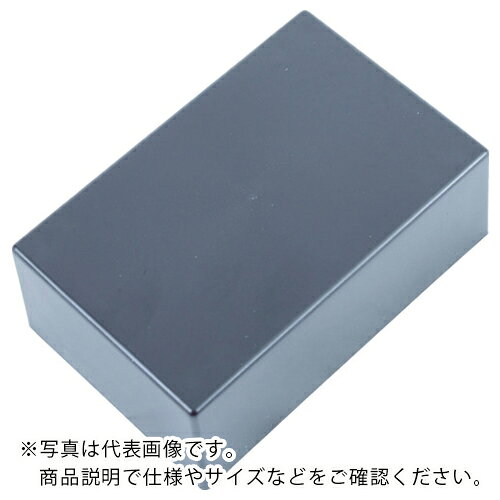 特長：汎用タイプのモールドケースです。用途：汎用ケース仕様：シャーシ寸法(mm)：125×190本体色：ブラック本体寸法(mm)：W130xD195xH50基板取付穴数：角上4付属品：取付ネジ1セット材質／仕上：本体：ポリスチレンシャーシ：...