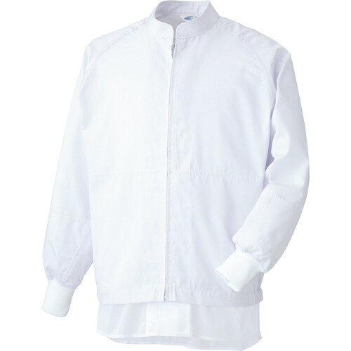 特長：体毛などの衣類外落下を防ぐ機能がついています。優れた通気性で、暑い職場でも快適です。4色のカラー展開で、交差汚染対策ができます。制電素材を使用しております。上衣の内側についているメッシュをスラックスの中に入れることで、体毛・異物等の衣...