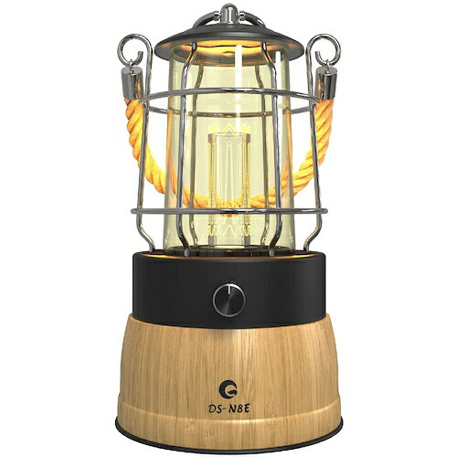 特長：電源不要で使用でき、アウトドアや停電対策、間接照明として役立ちます。インテリアに馴染むアンティークデザインで、寝室やベランダ、お庭等様々なシーンでお使いいただけます。無段階で明るさを調節可能で、充電池以外に乾電池も使用でき、停電時や急...