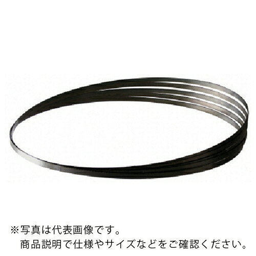特長：刃先には最高級コバルト入りハイスを使用しています。高速度・重切削性に優れ、摩耗に強く、長寿命です。用途：丸パイプ・角パイプ・アングル・H形鋼・丸棒などのステンレス材料の切断に。仕様：適合機種：バンドソー222・22F山数：8材質：ハイ...