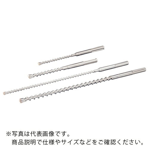 特長：強力な打撃回転力をロスなく効率的に刃先に伝えるSDS-maxハンマードリル専用ビットです。シャンク部から刃先までの一体設計により、貫通穴、深穴作業にも抜群の威力を発揮します。用途：被削材:コンクリート、石材、ブロック、モルタル、日本壁...
