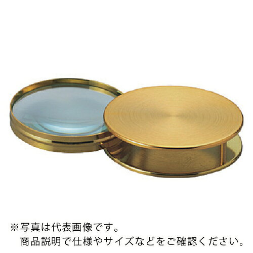 特長：ガラス製レンズ倍率2.5倍(手持ち)仕様：倍率(倍)：2.5レンズサイズ：直径65mm重さ：192g商品サイズ：縦72×横72×高18(mm)箱サイズ：縦100×横100×高22(mm)レンズ：ガラスレンズ材質／仕上：材質:ガラス・真...