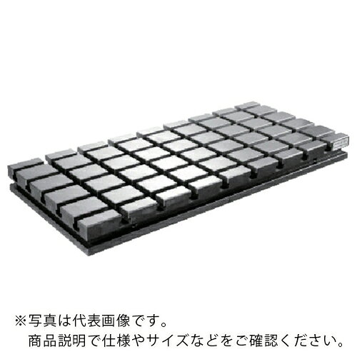 特長：PJS型にT溝(41)加工がクロスに施されているタイプです。用途：MC機から汎用機まで広範囲に使用できるセッティング用ジグプレートです仕様：厚さ(mm)：90テーブル寸法(mm)：650×1650研削仕上材質／仕上：FC300　●メー...
