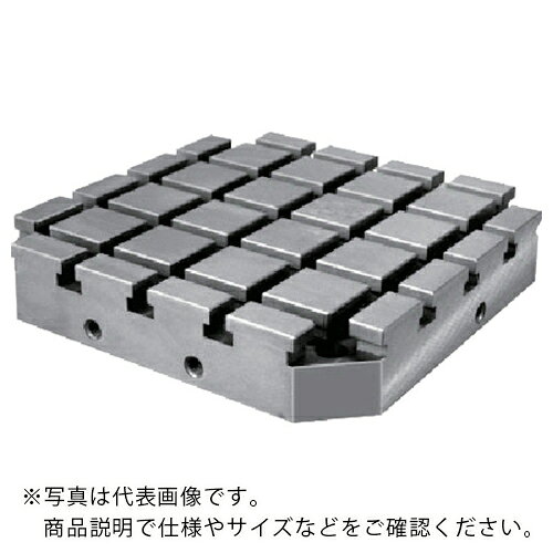 特長：T溝(16)加工がクロスに施されているタイプです。用途：MC機の加工治具に最適なプレート仕様：厚さ(mm)：90テーブル寸法(mm)：800×800研削仕上材質／仕上：FC300　●メーカー取寄商品について 本商品はメーカーからの取寄...