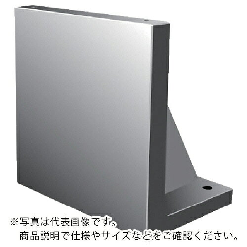 特長：汎用性のあるアングルプレートです。タップ穴、T溝等の追加加工ができます。用途：横型マシニングセンター用専用治具ベース。仕様：ベース400×290mm、高さ400mm研削仕上材質／仕上：FC300　●メーカー取寄商品について 本商品はメ...