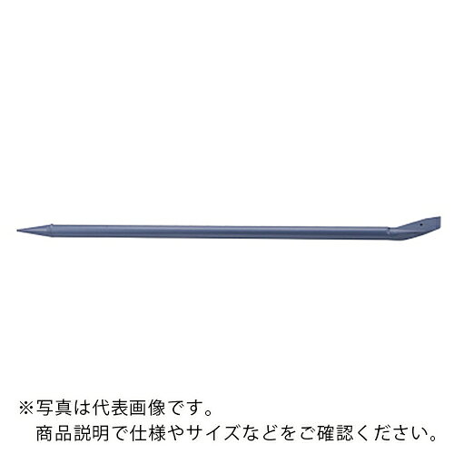 特長：建築作業中の釘抜き、テコ作業や、地震・火事などの災害時の緊急脱出用に用途：テコ作業・鉄骨の穴合わせなど。仕様：全長(mm)：1200尾部幅(mm)：50テコ部幅(mm)：45先端寸法(mm)：6タイプ：テコバールタイプ2本ビート溶接（...