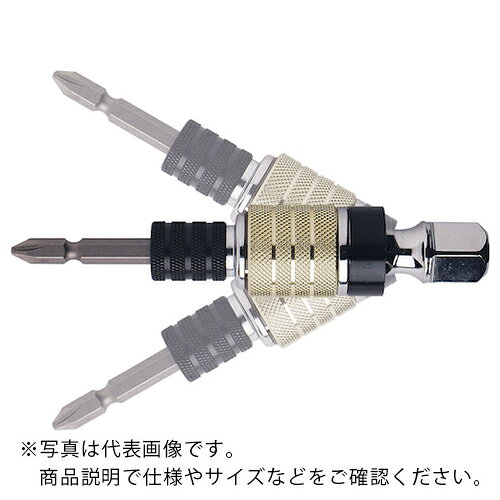 特長：衝撃とトルクに強いプロ仕様です。用途：ナットの脱着作業に。仕様：差込角(mm)：12.7軸寸法(mm)：6.35全長(mm)：90外径(mm)：25対辺(mm)：-軸が折れても交換できるカプラタイプ材質／仕上：本体：鉄(カーボン鋼・ク...