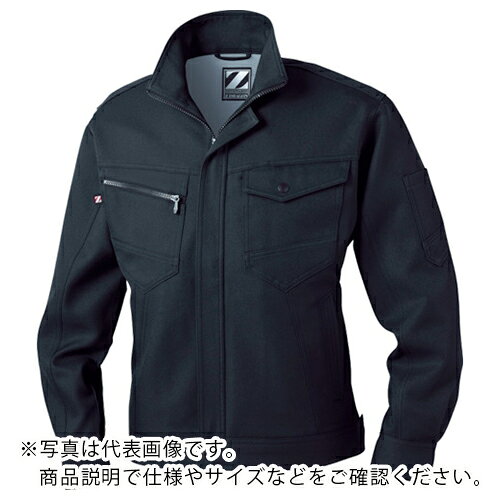 特長：運送業・製造業からオフィスワークまで対応可能です。肩口は作業をスムーズに行うためのアクションプリーツ仕立てです。高品質な裏綿素材を使用したワークウェアです。用途：作業用。仕様：色：シックブラックサイズ：L着丈(cm)：65胸囲(cm)...