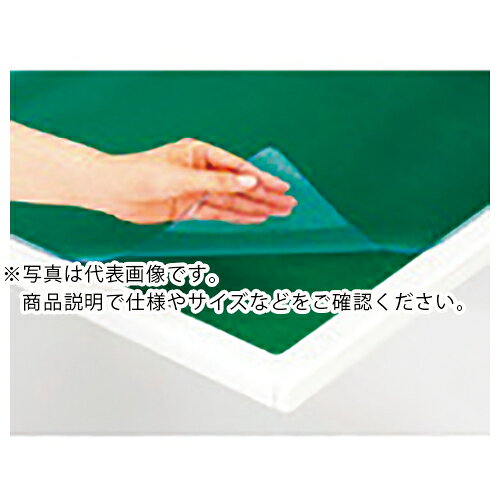 特長：長時間の作業でも手が痛くなりにくい、斜めカット加工です。仕様：寸法：縦790×横1590mm厚：マット＝1．6mm、下敷＝0．7mm下敷色：グリーンデスクマットななめカット片面無移行下敷付きフタル酸エステル不使用材質／仕上：マット＝軟...