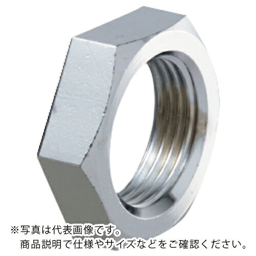 特長：アジャストボルトと組み合わせてお使いいただける、細目仕様のナットです。二面幅、肉厚が狭く、小さなスパナで回せます。仕様：M×P（mm）：32×1.5S2（mm）：41J（mm）：12材質／仕上：鉄 S45C／ニッケルクロムメッキ　●代...