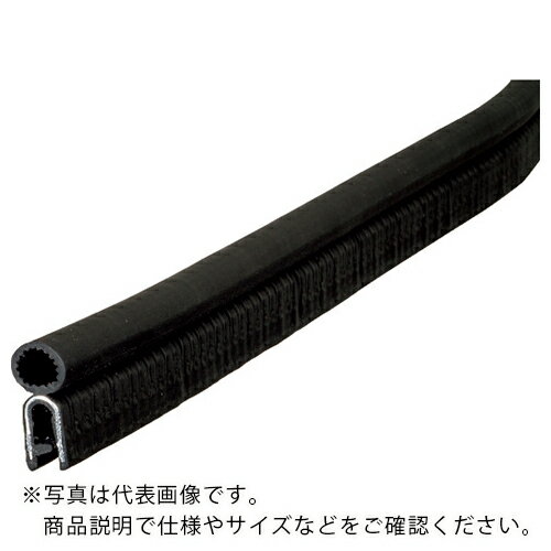 特長：トリムとクッション性のあるチューブを一体成型、はがれの心配がありません。耐油性に優れた材質で、工作機械の扉部などに最適です。接着剤を使用せず押し込むだけで簡単に取り付けができます。アルミ製の芯金により高いグリップ力を発揮、軽量化、耐食...