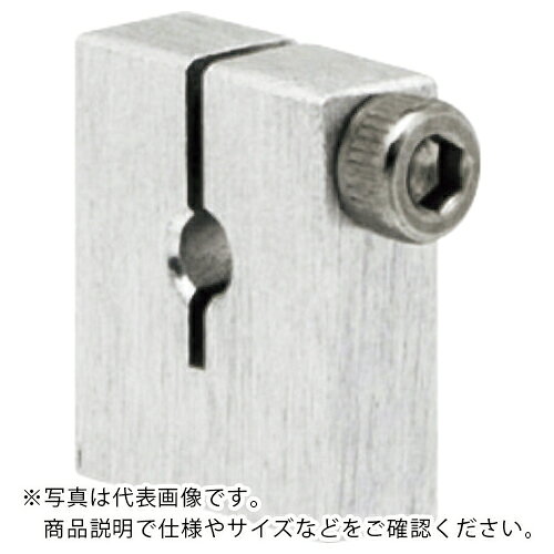 特長：光ファイバセンサ（円柱型）を取り付けるためのブラケットです。円柱型 Φ3サイズに対応です。ボルトで締め付けてセンサを固定できます。センサ固定用のボルトが付属しております。仕様：φD：φ3材質／仕上：アルミ A6063BE　●代表画像に...