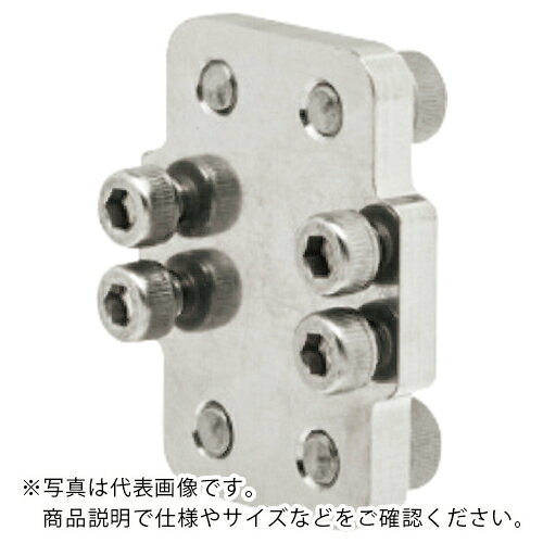特長：当社サドルと組み合わせが可能なXY固定ジョイントです。板金仕様のため軽量で安価です。取付穴が4箇所あり高剛性の仕様ですです。仕様：適合シャフト：φ8・10・12、□10・12 ⇔ φ8・10・12、□10・12材質／仕上：ステンレス ...