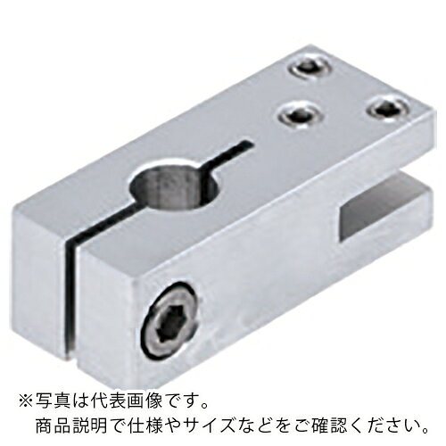 特長：当社シャフトと組み合わせが可能な取付ベースです。スリット構造のためシャフトに傷を付けることなく締め付けが可能です。コンベアのアングル材などにクランプ可能、相手側の加工も不要ですです。仕様：適合シャフトD：φ12材質／仕上：アルミ A6...