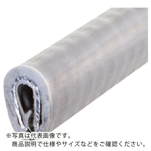 特長：接着剤を使用せず押し込むだけで簡単に取り付けができ、エッジ部を保護します。アルミ製の芯金により高いグリップ力を発揮、軽量化、耐食性にも優れています。TPEはリサイクル性にも優れた環境に優しい材料です。仕様：長さ(m)：17食品機械など...