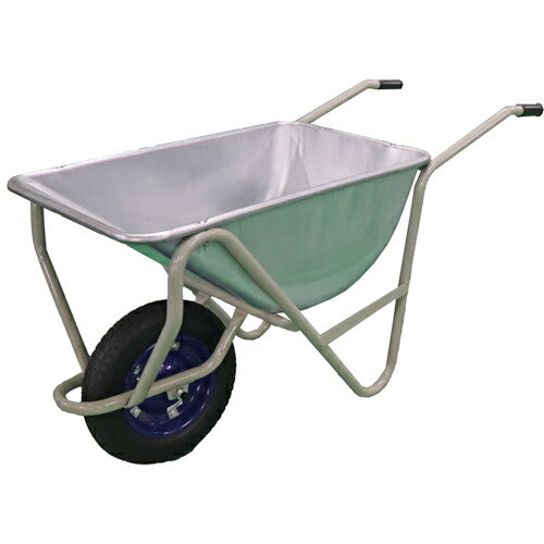 特長：スチール製の一輪車です。ノーパンクタイヤを使用しておりますので、パンクしません。仕様：長さ(mm)：1290幅(mm)：500高さ(mm)：610容量(L)：54タイヤタイプ：ノーパンク均等荷重(kg)：100一輪車スチール製材質／仕...