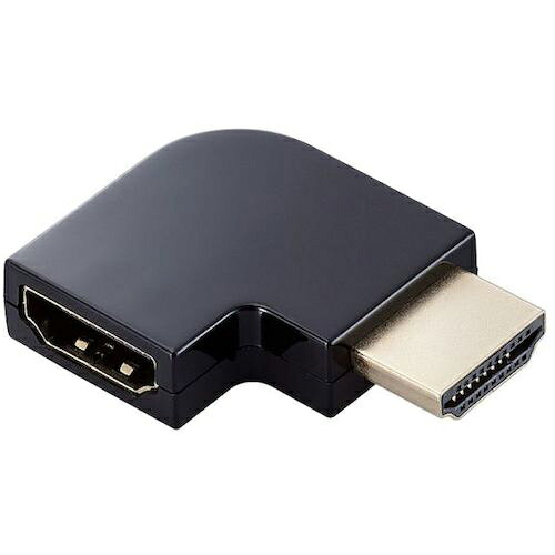 特長：HDMI端子(タイプA)の向きを変えられるL字型アダプター(右向き)です。用途：HDMI L字型アダプター(右向き)のスリムタイプです。HDMIコネクター付近のスペースが狭くても、右向きにケーブルを出すことができます。4K／60p対応...