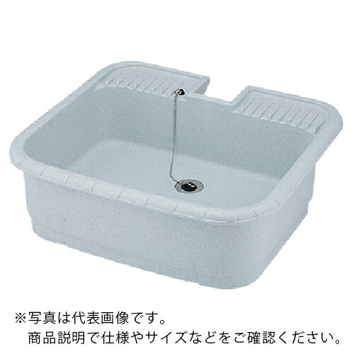 特長：排水工事が必要排水共栓付き（呼40VU管用）ゴム栓付き（くさり付き）注意　本体部に衝撃を与えないでください。破損の恐れがあります。仕様：水栓柱パン(ミカゲ)材質／仕上：PP　●代表画像について 商品によっては、代表画像を使用している場...