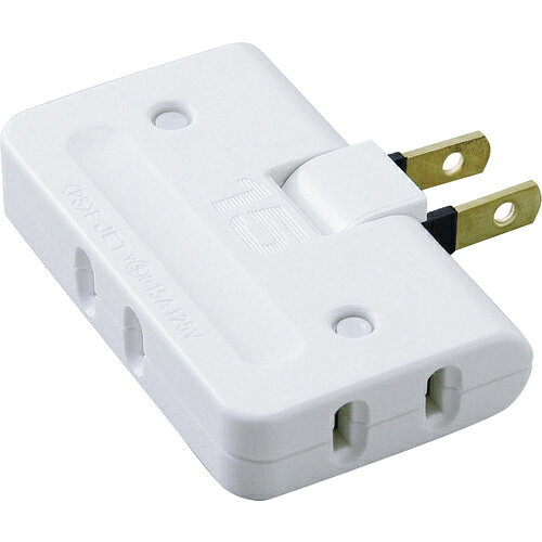 特長：シンプルデザインの3個口タップです。用途：電源分岐用。仕様：コンセント数：3色：白　●代表画像について 商品によっては、代表画像を使用している場合がございます。 商品のカラー、サイズなどが異なる商品をイメージ画像として 使用させて頂い...