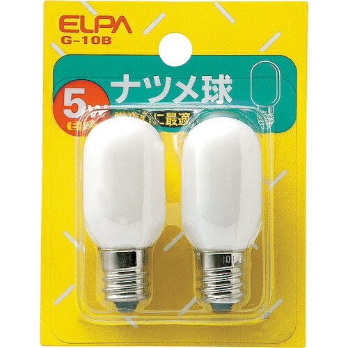 特長：小型・低ワットで長寿命設計の電球です。仕様：消費電力(W)：5口金：E12定格寿命(時間)：3000球寿命(時間)：3000波長タイプ：G-10B　●代表画像について 商品によっては、代表画像を使用している場合がございます。 商品のカ...