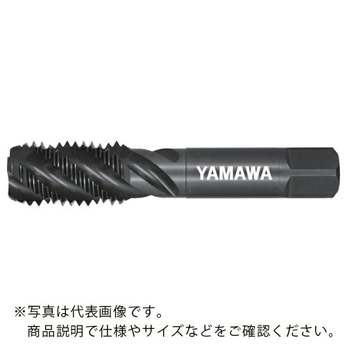 特長：特に軟鋼（SS41・S25C等）のねじ立てに適してます。用途：止り穴加工用。被削材:低炭素鋼に。仕様：精度：P3精度表記：P級呼び寸法：M22ピッチ(mm)：1.5ねじ長さ(mm)：33全長(mm)：115シャンク径(mm)：17シャ...