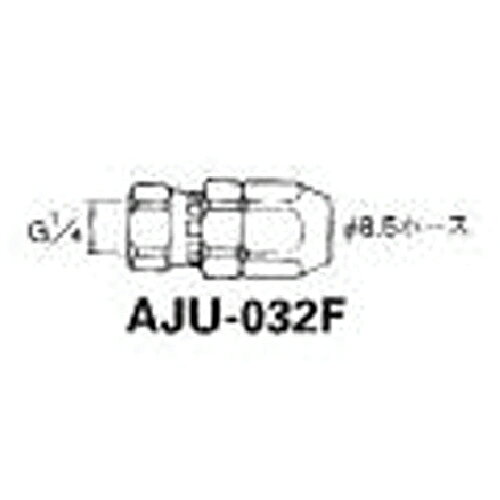 仕様：摘要：エアー/塗料ホース兼用タイプ：エアー/塗料ホース用ジョイント製造国：台湾エアー/塗料ホース用ジョイントΦ8.7〜9.0mmホース⇔G1/4メス　●代表画像について 商品によっては、代表画像を使用している場合がございます。 商品の...