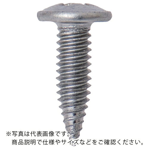 特長：ねじ打ち込み時に切粉がでにくい 薄鋼板 ＋ 薄鋼板 合計1.6mmまで貫くことができます。仕様：寸法(mm)d：4寸法(mm)L：14最大適合板厚(mm)：ステンレス板0.4（2枚重ね計0.8mmまで）頭部径(mm)：8.0適合ドライ...