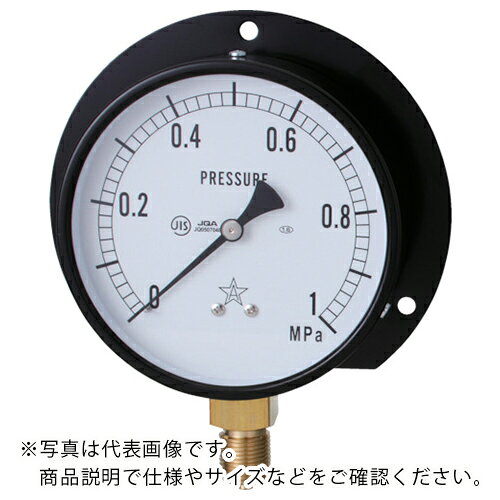 特長：耐久性に優れています。蒸気に使用できます。JIS B 7505-1規格品です。使用目的により色々な性能の物を製作できます。仕様：圧力レンジ(MPa)：0〜0.25最小目盛(MPa)：0.005呼称：BMT3/8×100×0.25MPa...